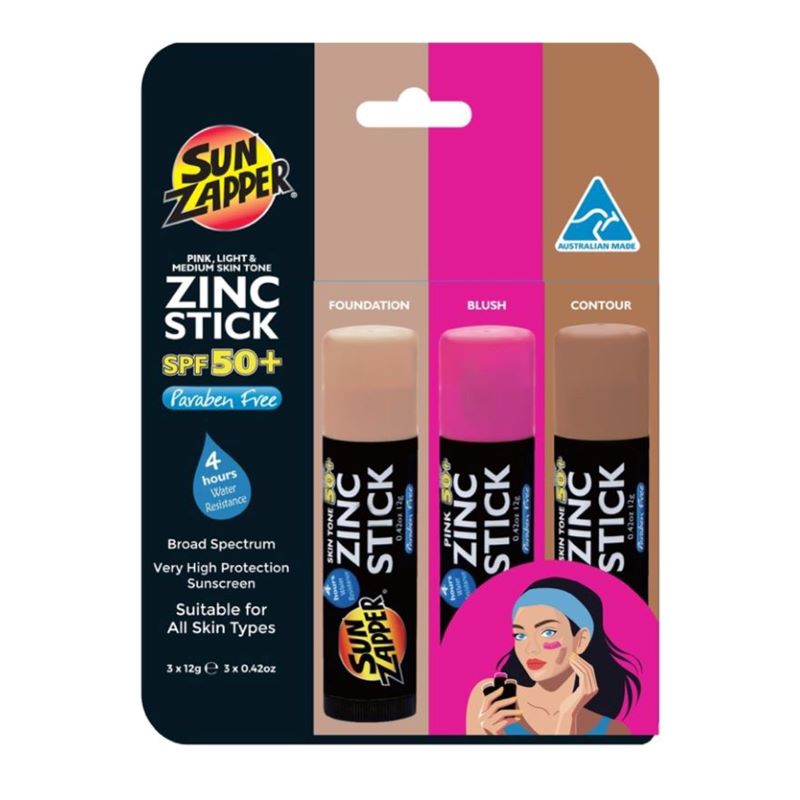 Zinc Sticks – Sun Zapper Zinc Sticks & Sunscreens