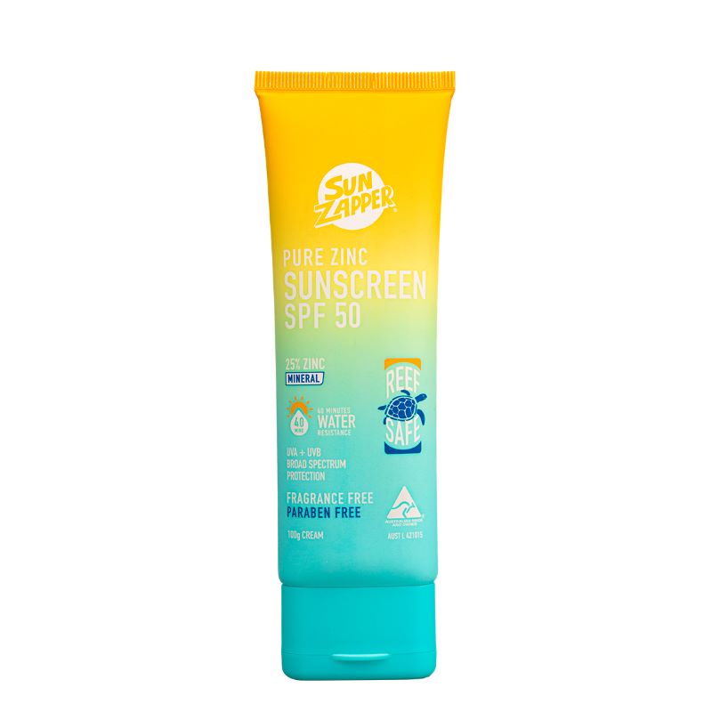 Pure Zinc Sunscreen 100ml SPF 50 – Sun Zapper Zinc Sticks & Sunscreens